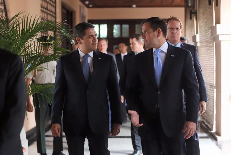 El negocio de Marco Rubio con el traficante Juan Orlando Hernández ...